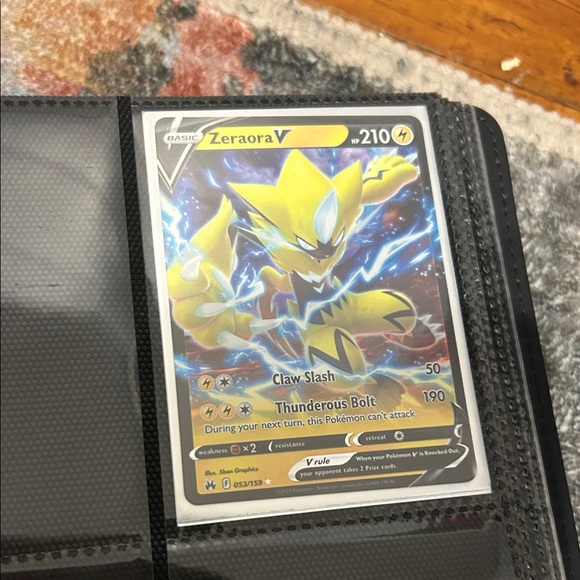 Pokemon | Toys | Pokemon Zeraora V Trading Card Yellow And Blue | Poshmark